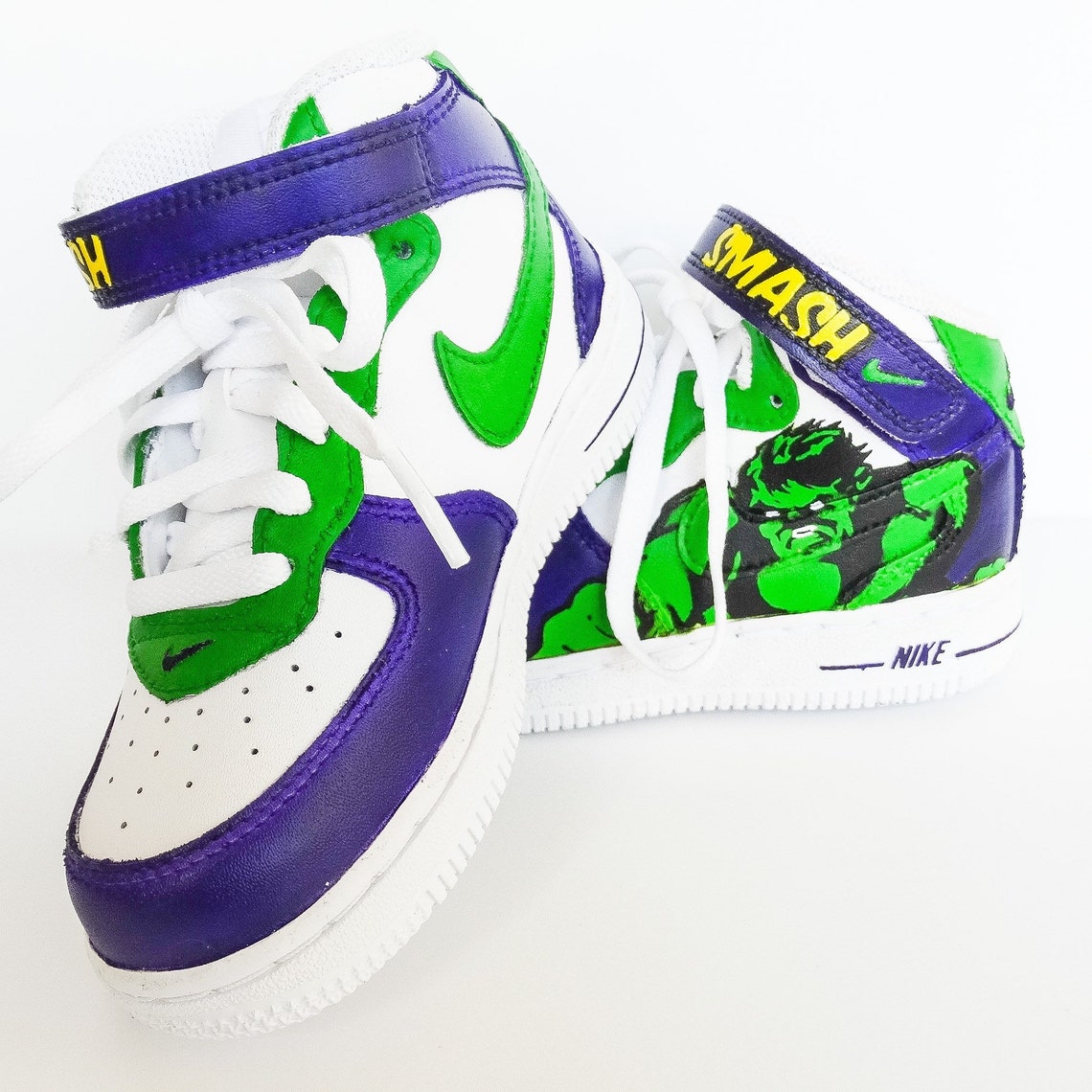 Hulk Sneakers - Etsy