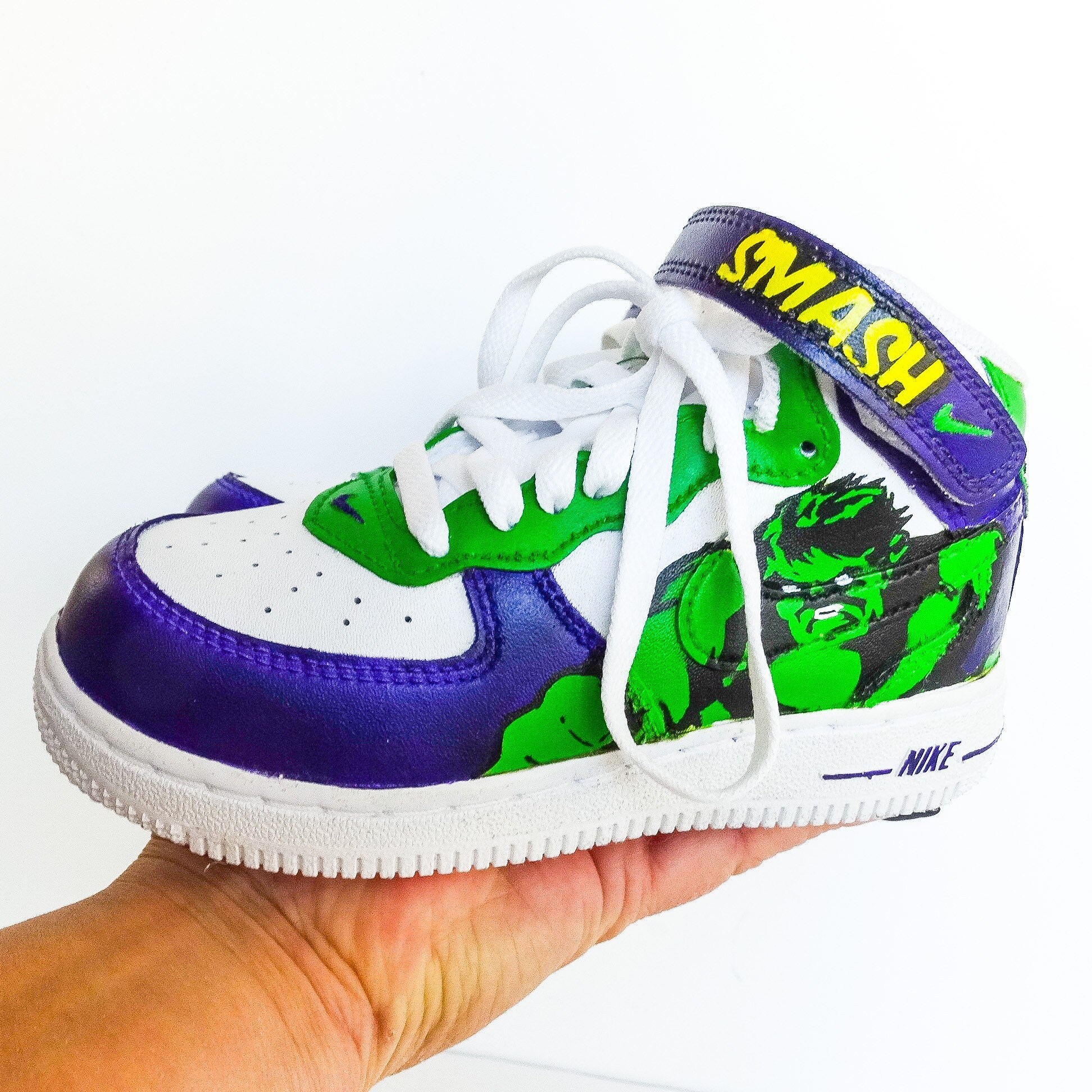 Hulk Sneakers - Etsy