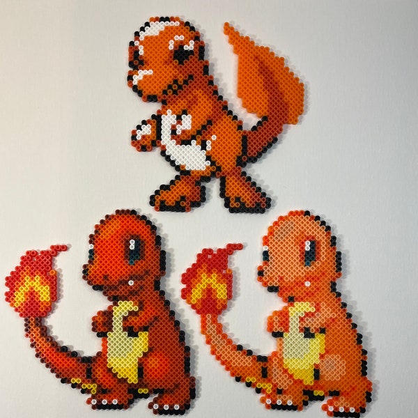 Charmander Pixel Art - Etsy