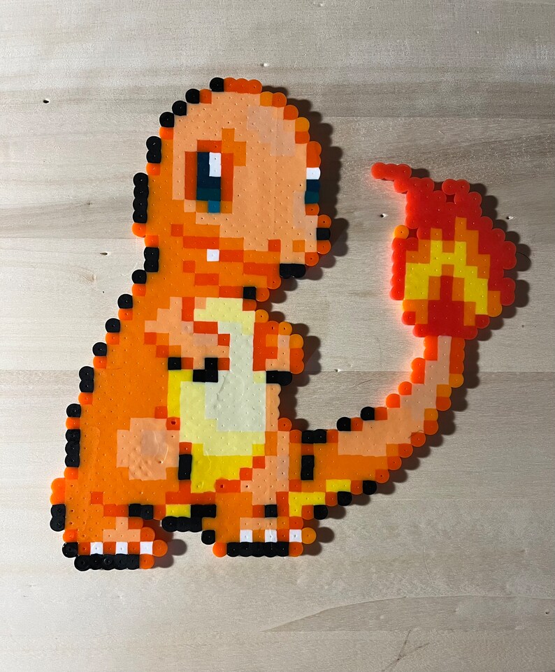 Charmander Pixel Art - Etsy