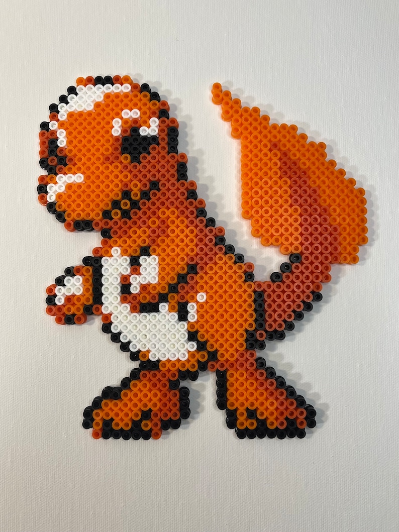 Charmander Pixel Art - Etsy