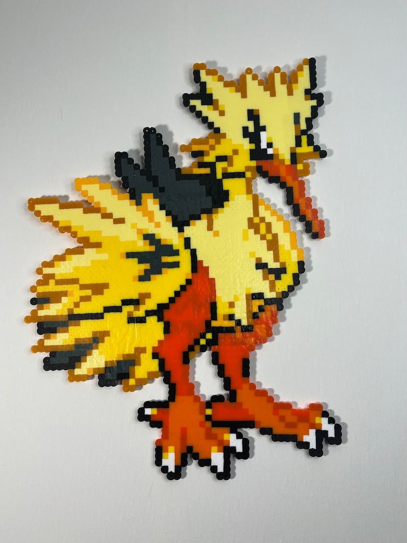 Zapdos Pixel Art - Etsy