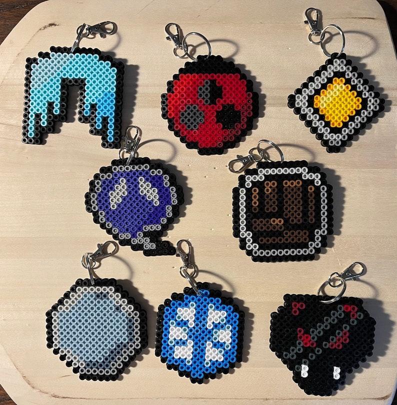 Johto League Gym Badge Keychains - Etsy