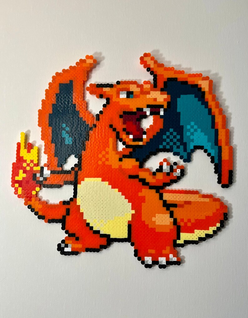 Charizard Pixel Art - Etsy