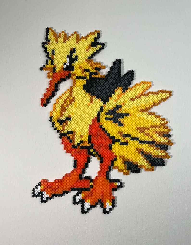 Zapdos Pixel Art - Etsy