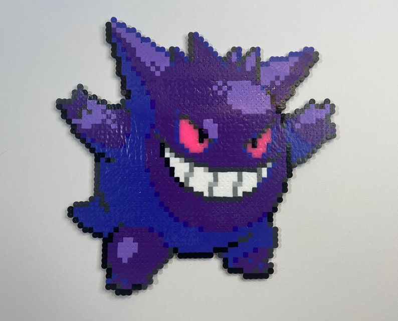 Gengar Pixel Art - Etsy