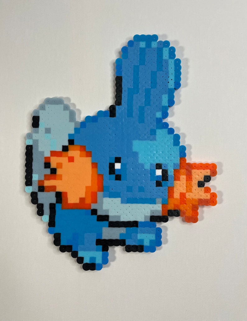 Mudkip Pixel Art - Etsy