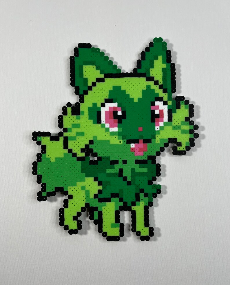 Sprigatito Pixel Art - Etsy