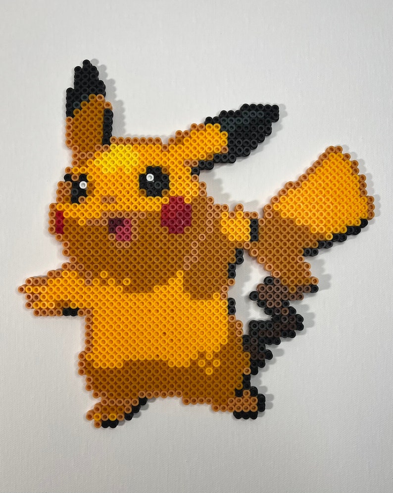 Pikachu Pixel Art - Etsy