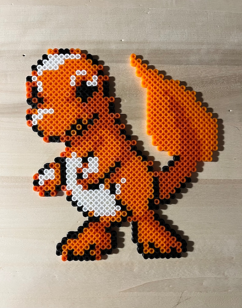 Charmander Pixel Art - Etsy