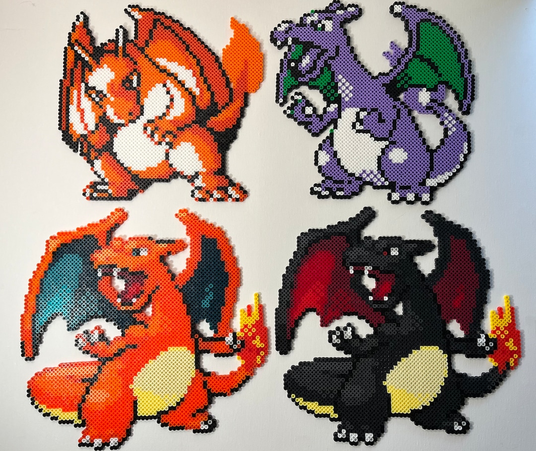 Charizard Pixel Art - Etsy