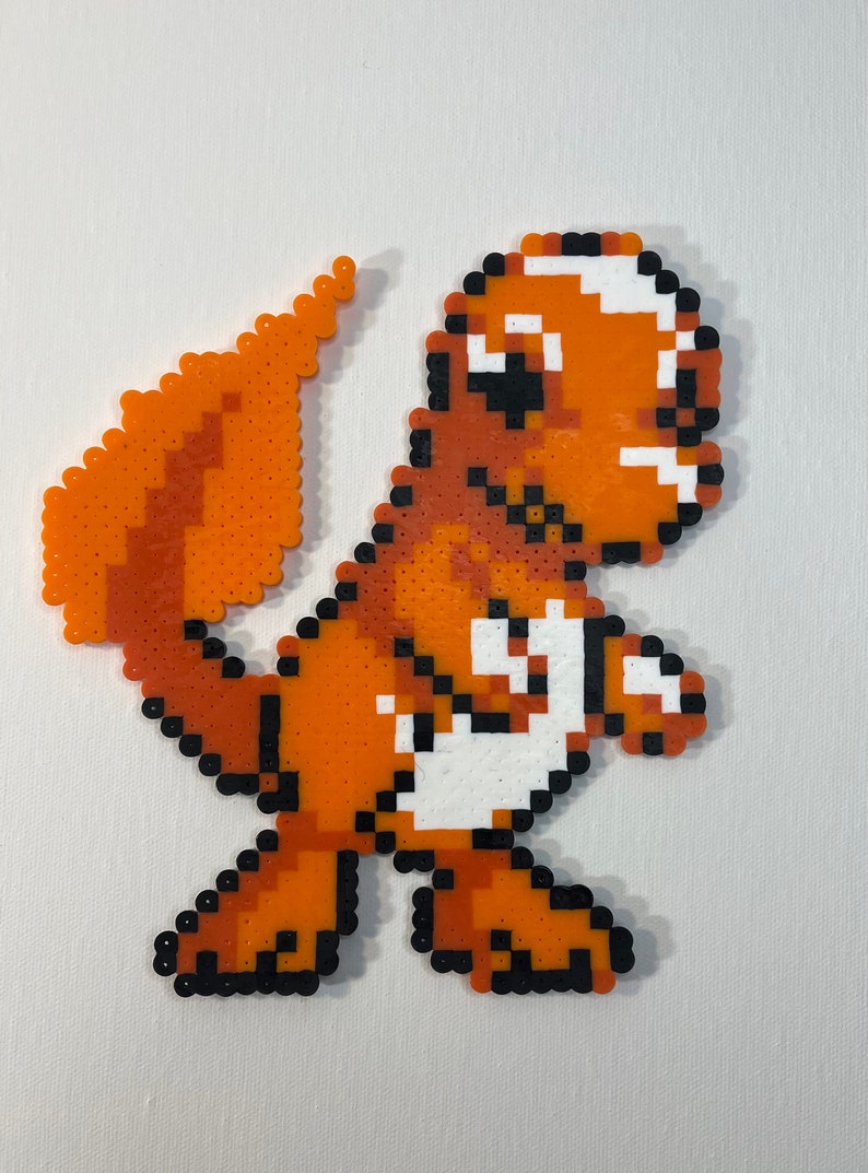 Charmander Pixel Art - Etsy