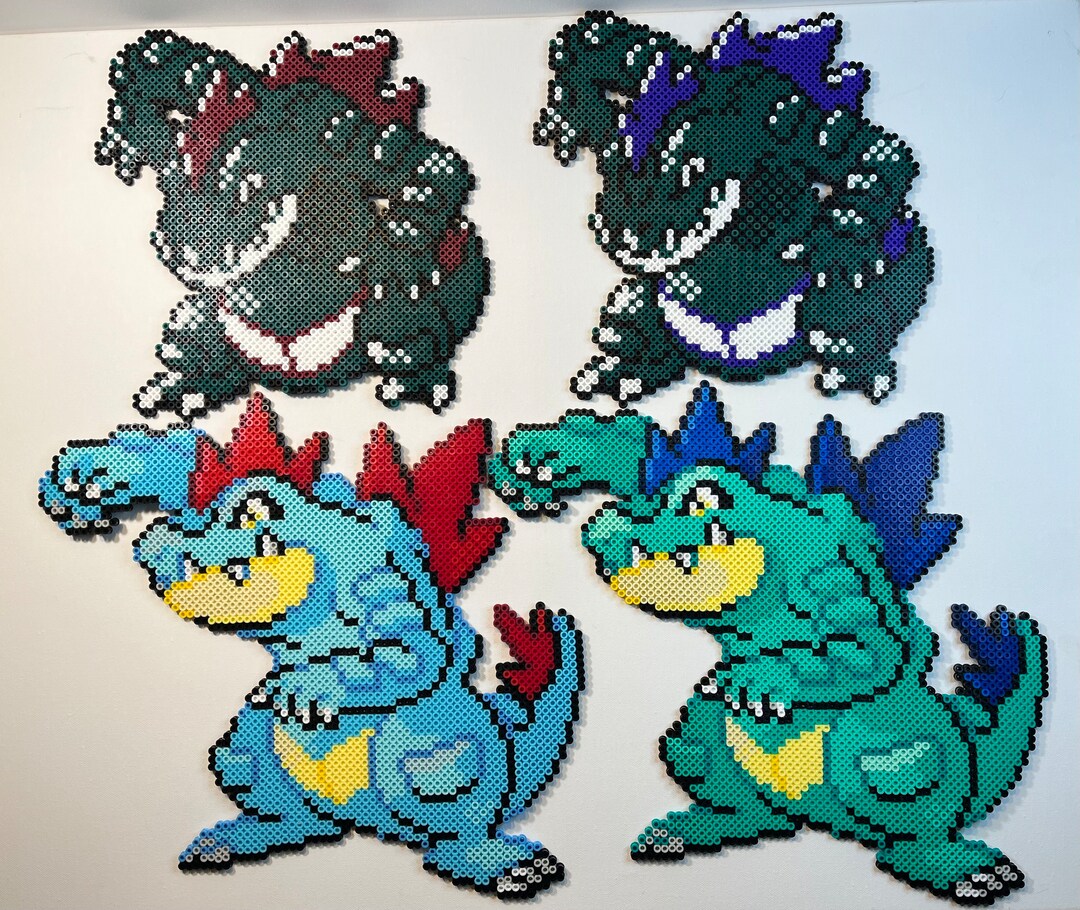 Feraligatr Pixel Art - Etsy