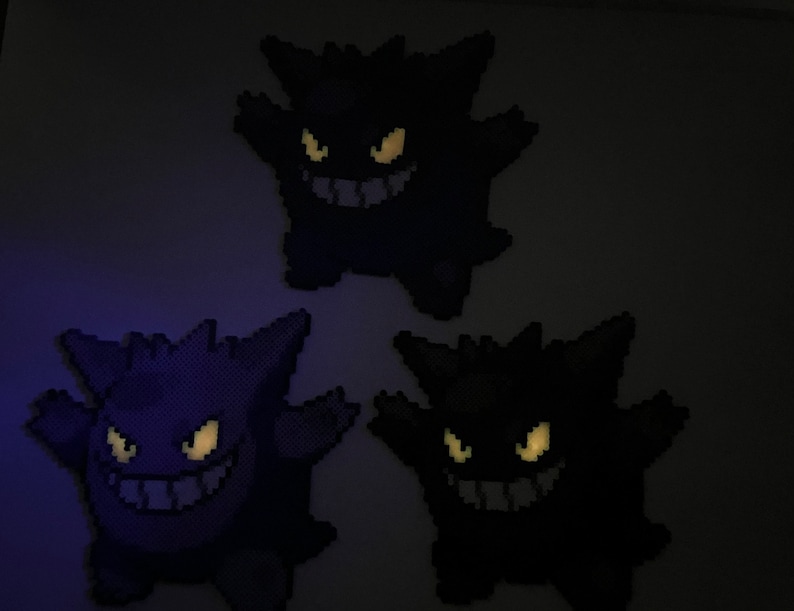 Gengar Pixel Art - Etsy