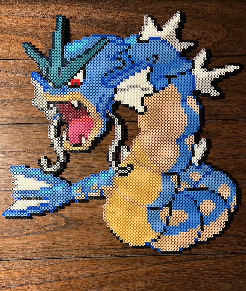 Gyarados Pixel Art - Etsy
