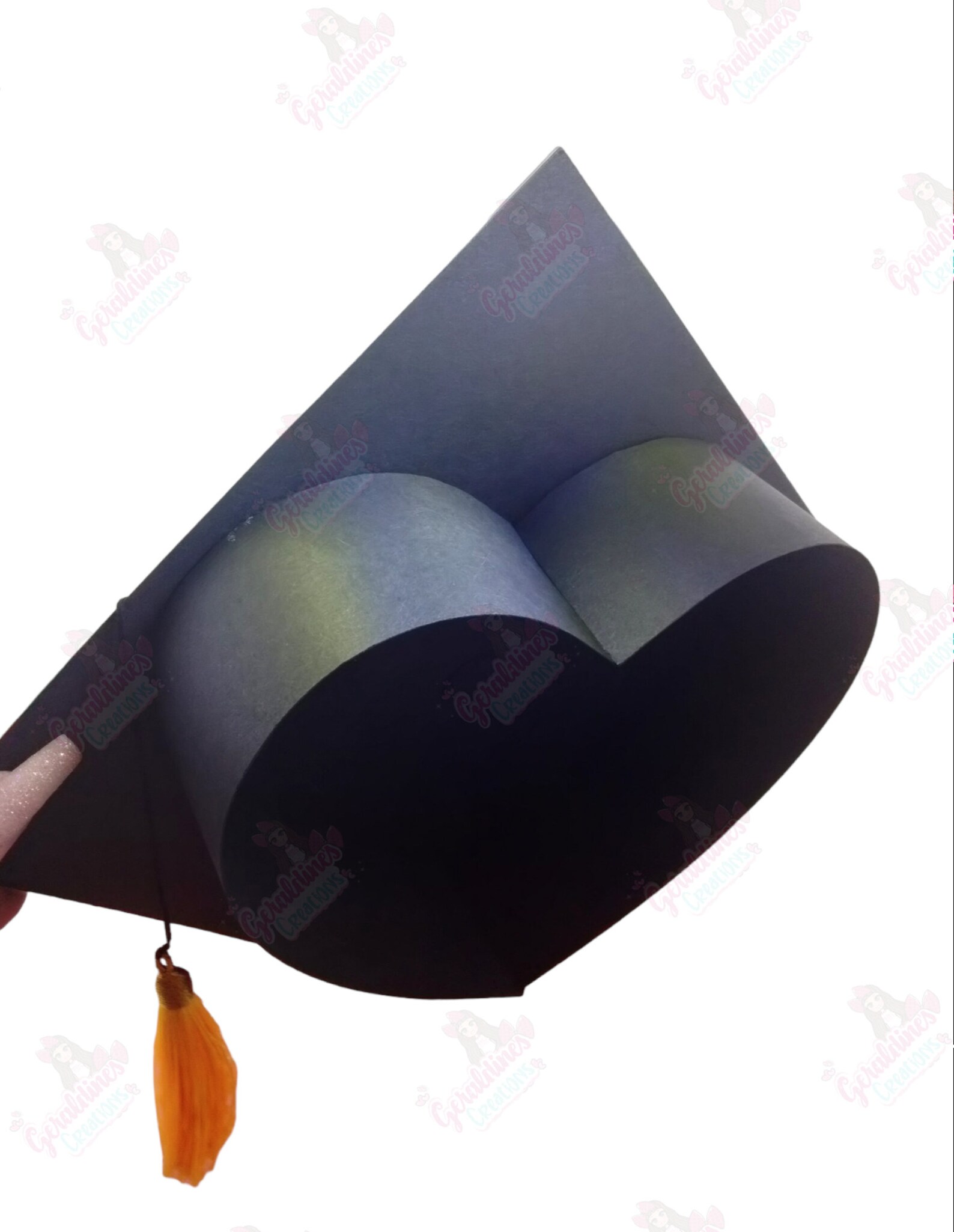 Heart Graduation Cap Digital File/ Svg- Silhouette Studio - Etsy