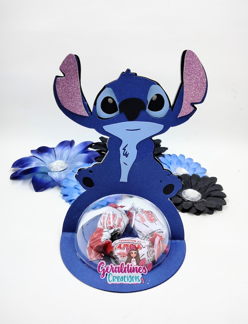 Stitch Candy Holder Svg-Silhouette Studio - Etsy Nederland