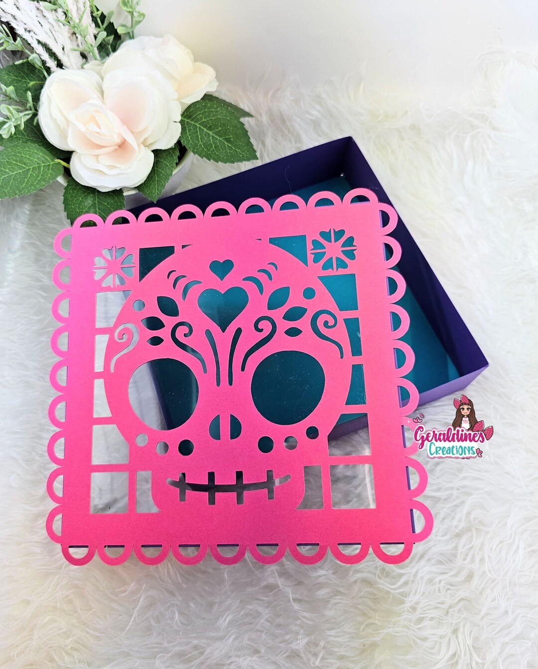 Papel Picado Box Digital File /svg- Silhouette Studio - Etsy