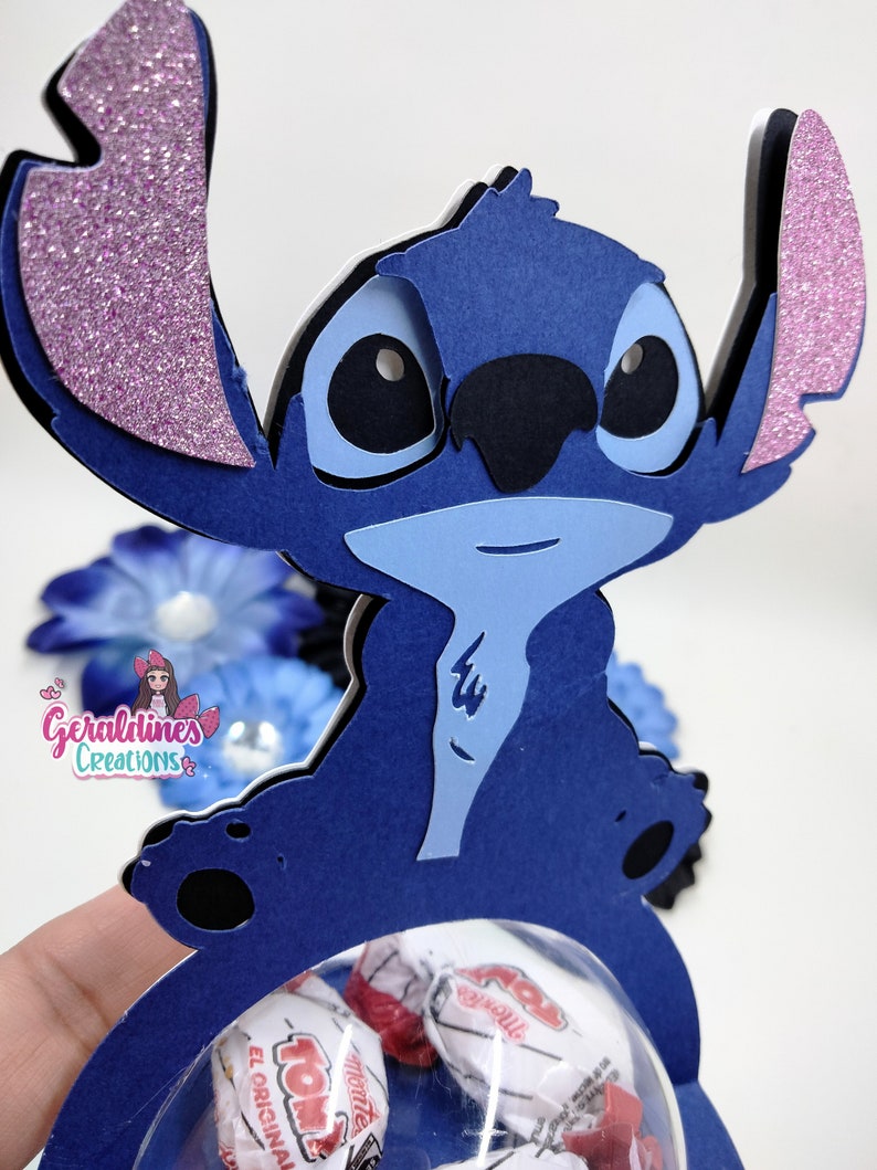 Stitch Candy Holder Svg-Silhouette Studio - Etsy Nederland