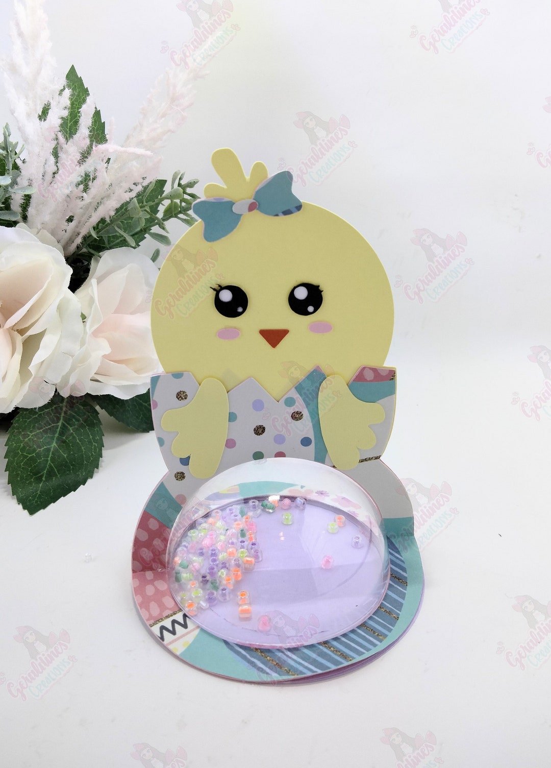 Easter Baby Chick Candy Holder/dome Digital Cricut Svg-silhouette ...