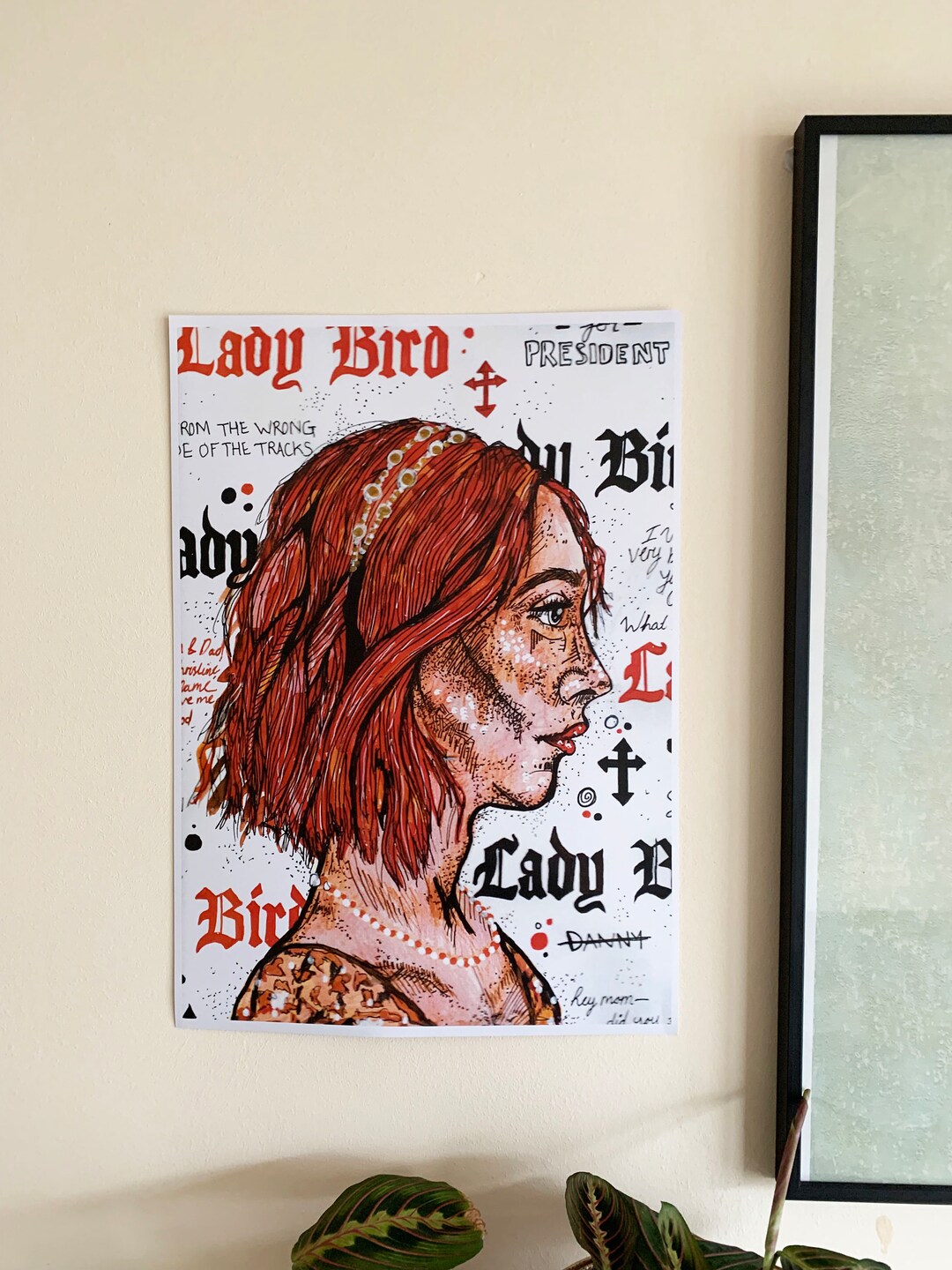 Lady Bird Print From Greta Gerwigs Lady Bird, Perfect for Any Movies ...
