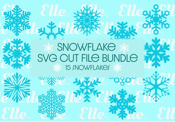 Snowflake Design Pack SVG Files Cut File Cricut Files Gift - Etsy