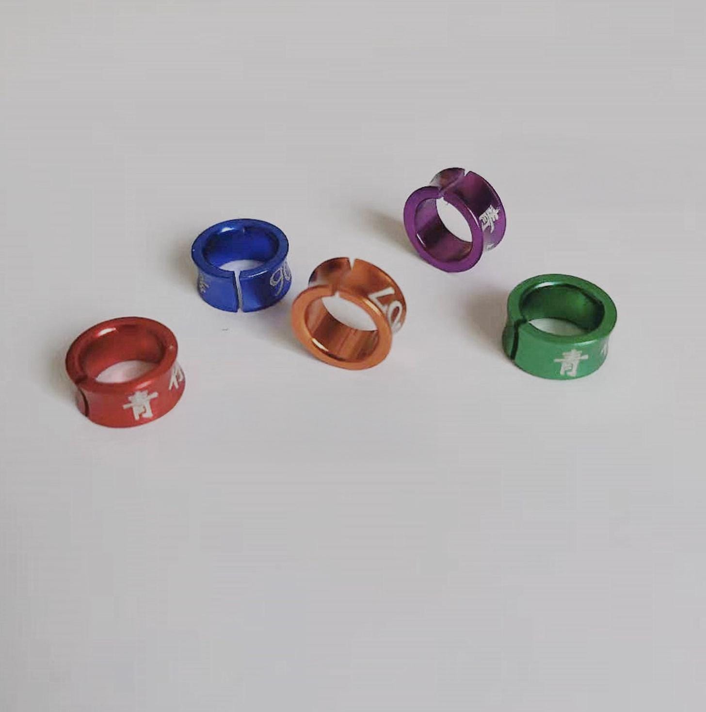 1 Pair Custom Bird Leg Bands for Pet Birds–mynah,bulbul,cockatiel ...
