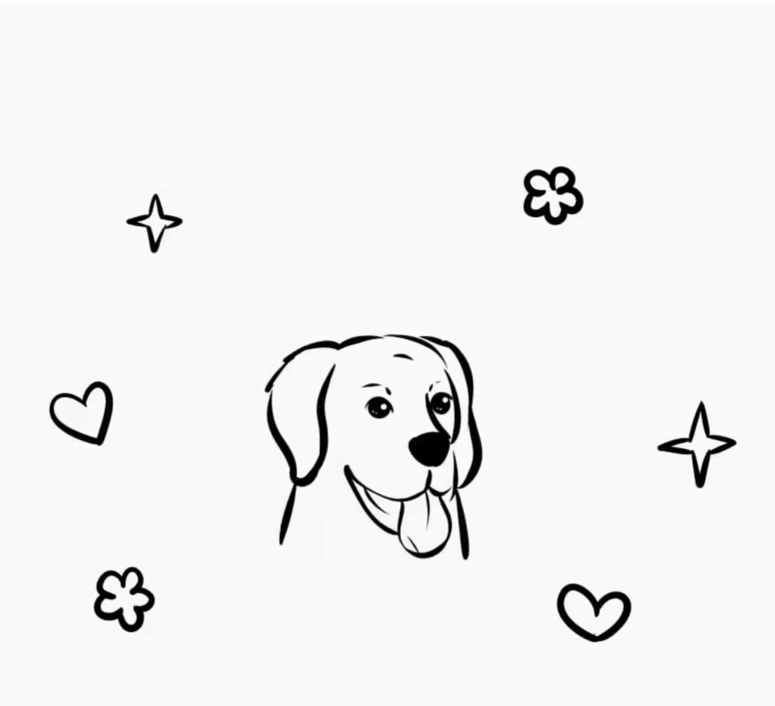 Custom Pet Portrait Chibi-style Hand-drawn Portraits: Custom Cartoon ...