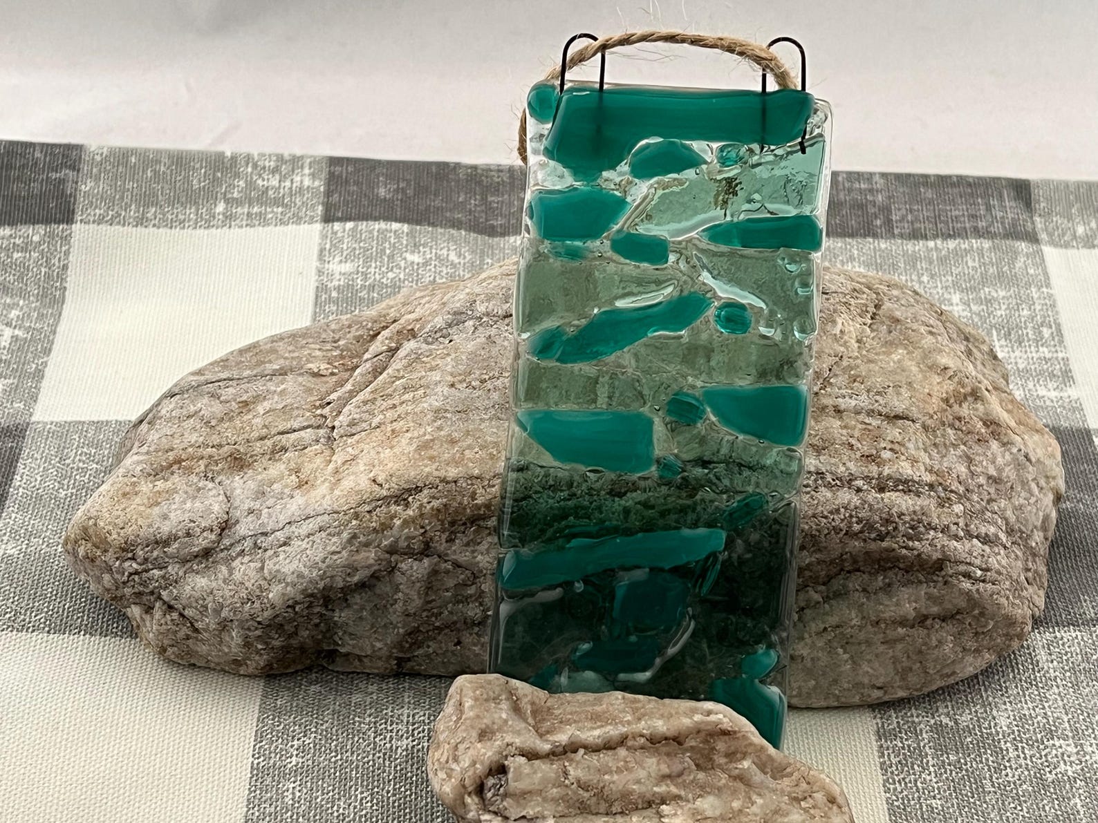 Fused Glass Sea Scape Sun Catcher, Gift for Mom, Gift for Her ...