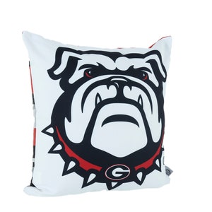 Georgia Bulldogs Throw Pillow, University of Georgia Gift, UGA Pillow ...