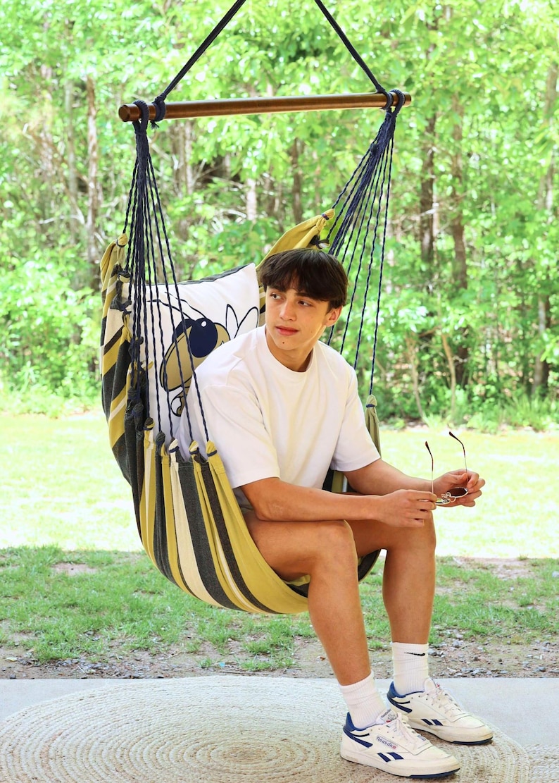 Georgia Tech Chair, Georgia Tech Buzz Gift, Yellow Jackets Graduation ...