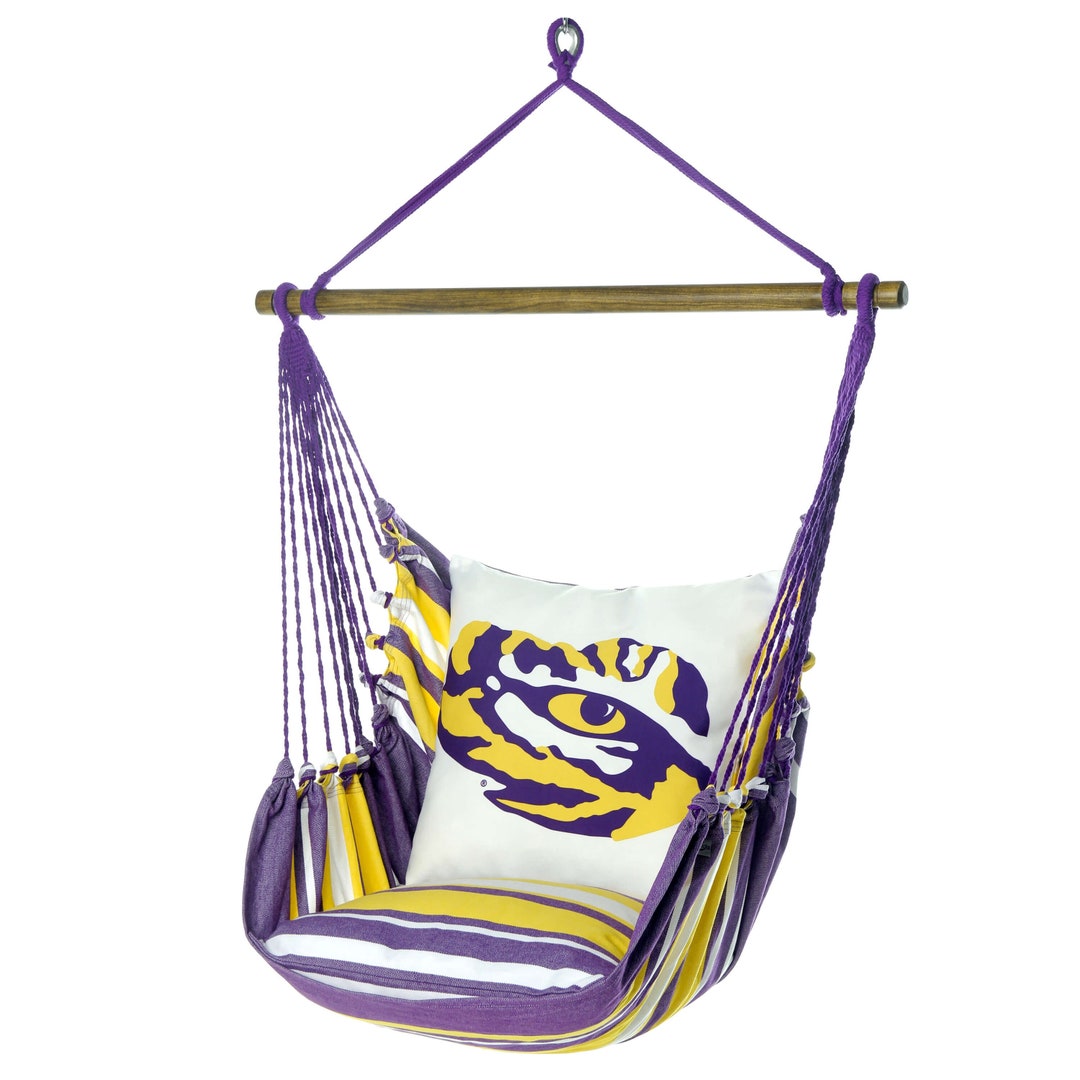LSU Chair Swing, Louisiana State University Gift, LSU Swing Chair, Lsu ...