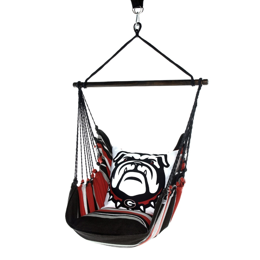 Georgia Bulldogs Chair Swing, University of Georgia Home Decor, UGA ...