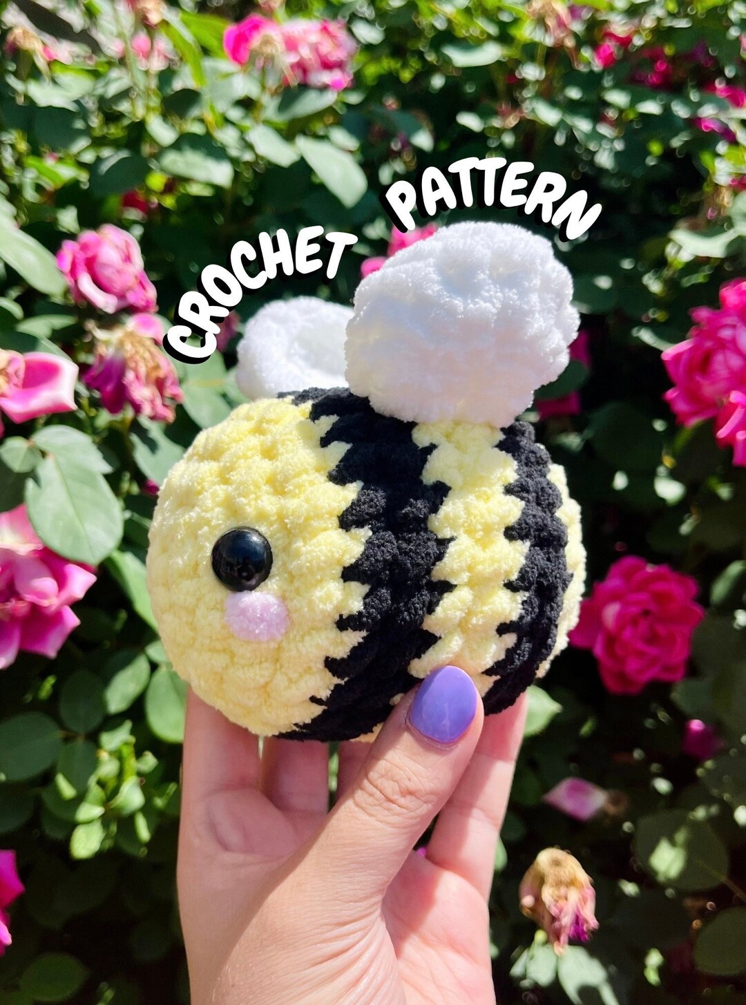 Crochet Pattern - Classic Bumble Bee - Etsy