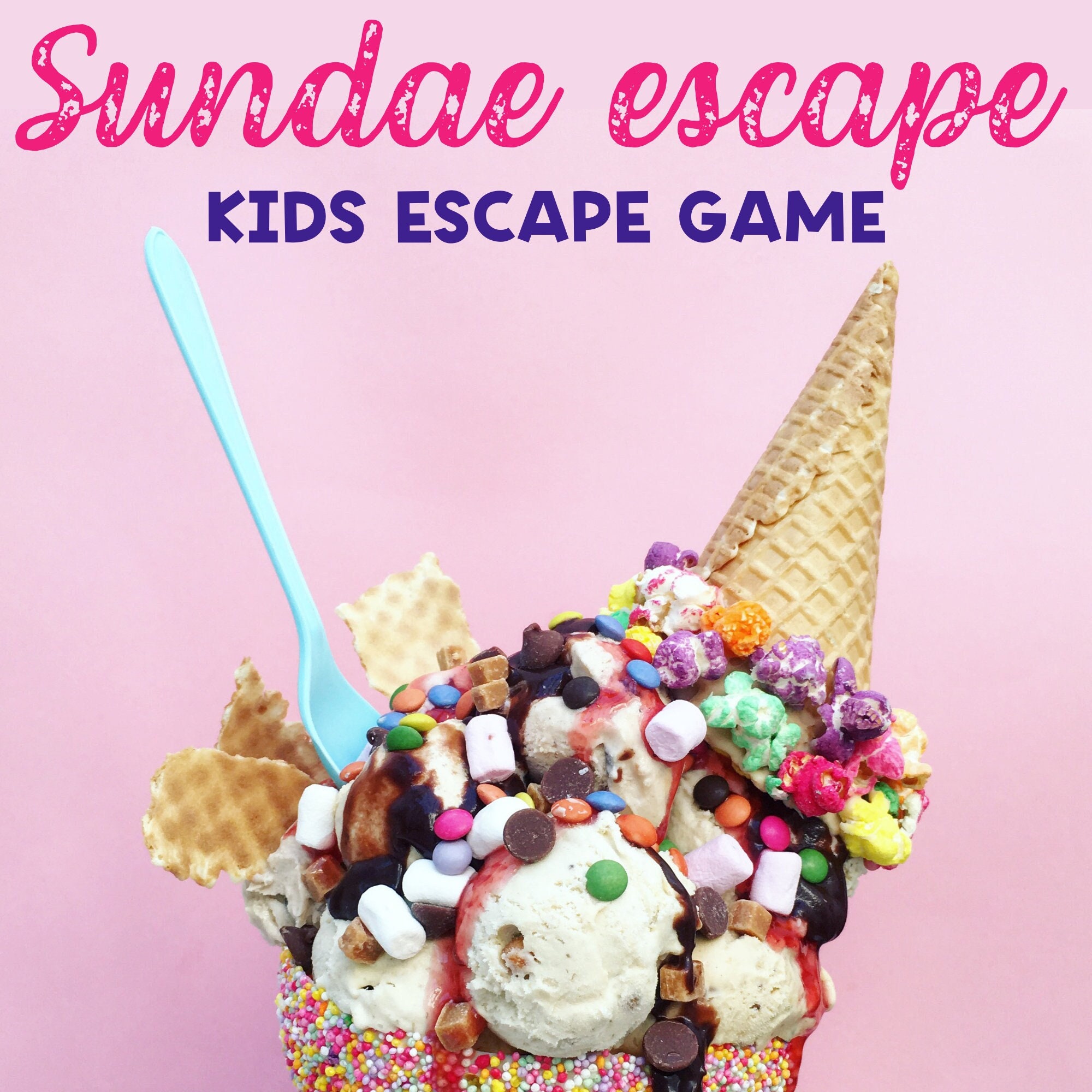 Ice Cream Escape Game for Kids Birthday Party Game Ice Cream Escape ...
