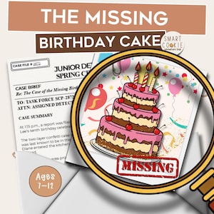 Detective Mystery Game for Kids | Birthday Party Printable | the Case ...