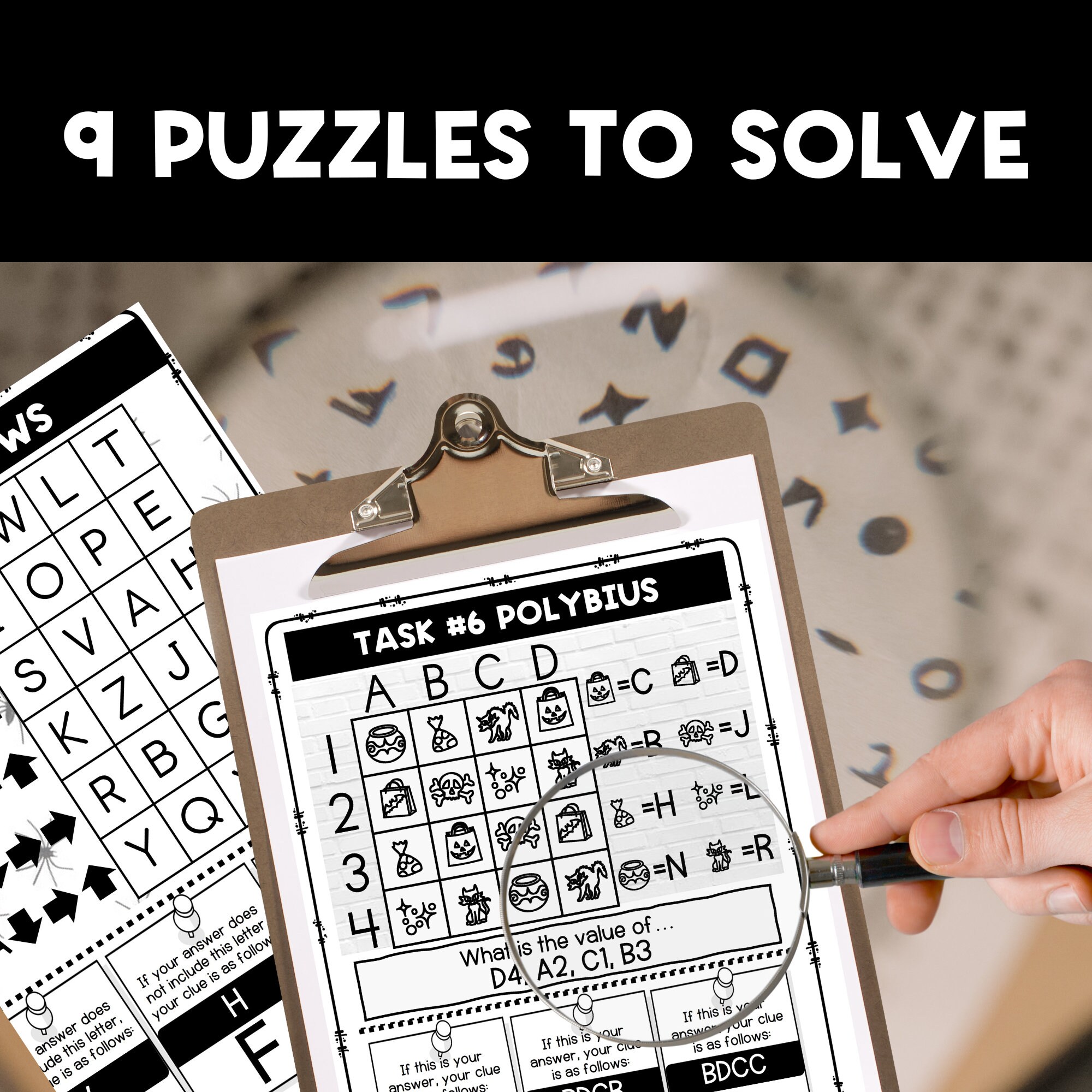 Halloween Escape Game for Kids, DIY Printable Party Game, Haunted House ...