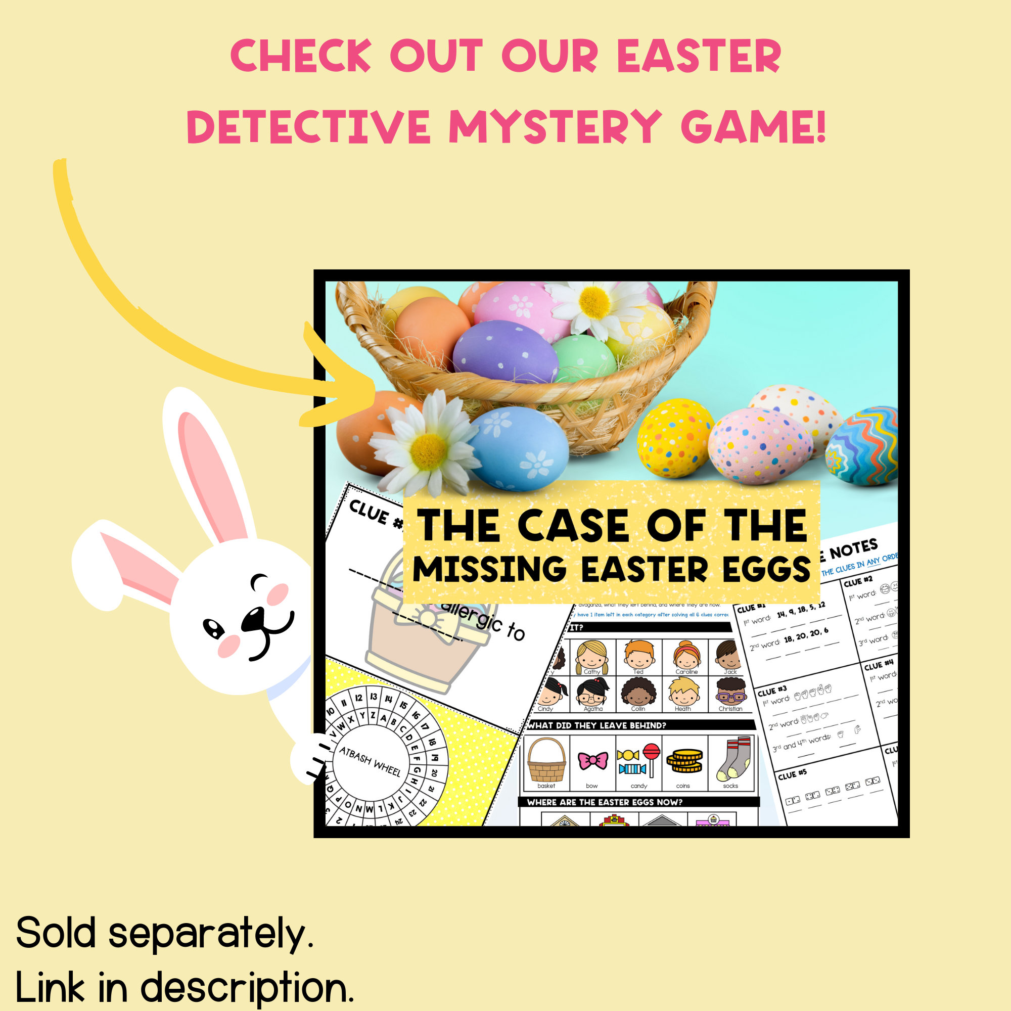 Easter Scavenger Hunt for Kids, at Home Fun, Printable Holiday Party ...
