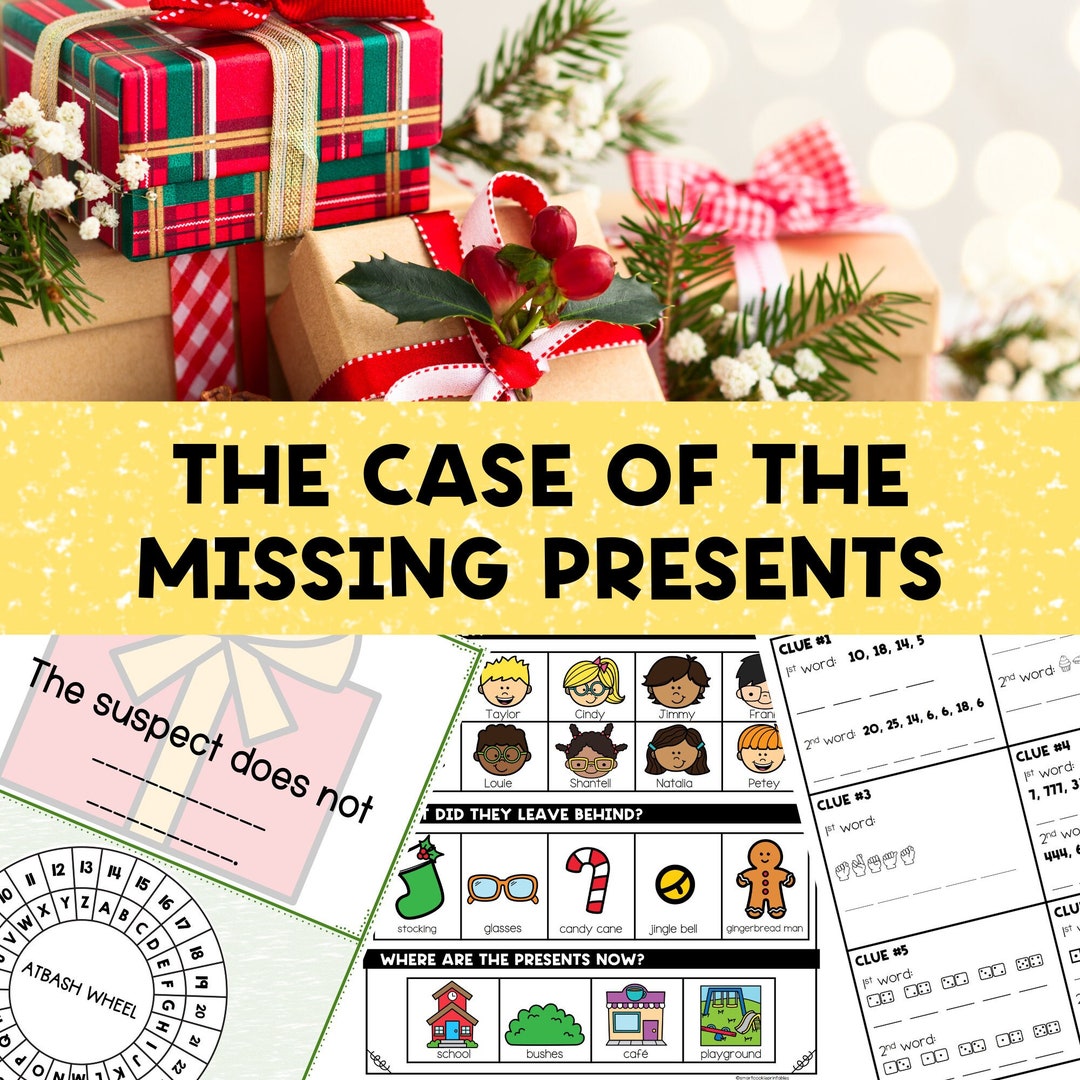 Christmas Party Game for Kids, the Case of the Missing Christmas ...