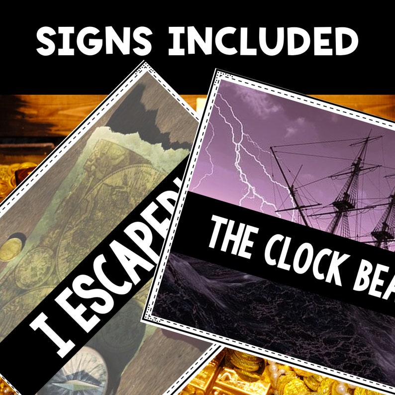 Pirate Escape Room for Kids, Escape the Stormy Seas Pirate Ship ...