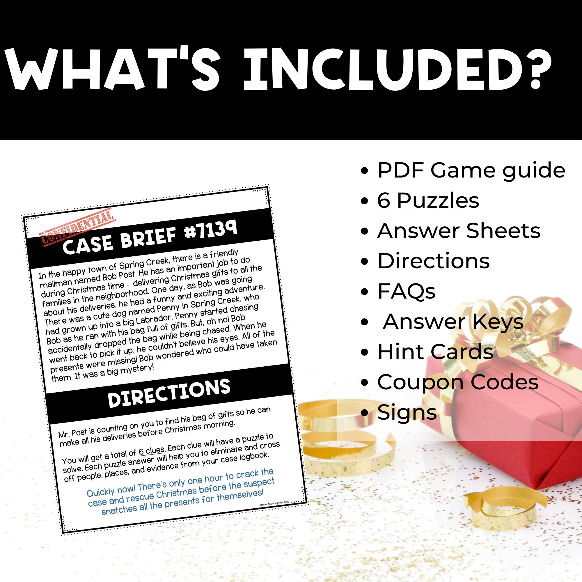 Christmas Party Game for Kids, the Case of the Missing Christmas ...