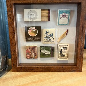 Matchbook Shadowbox (8x8) - Etsy