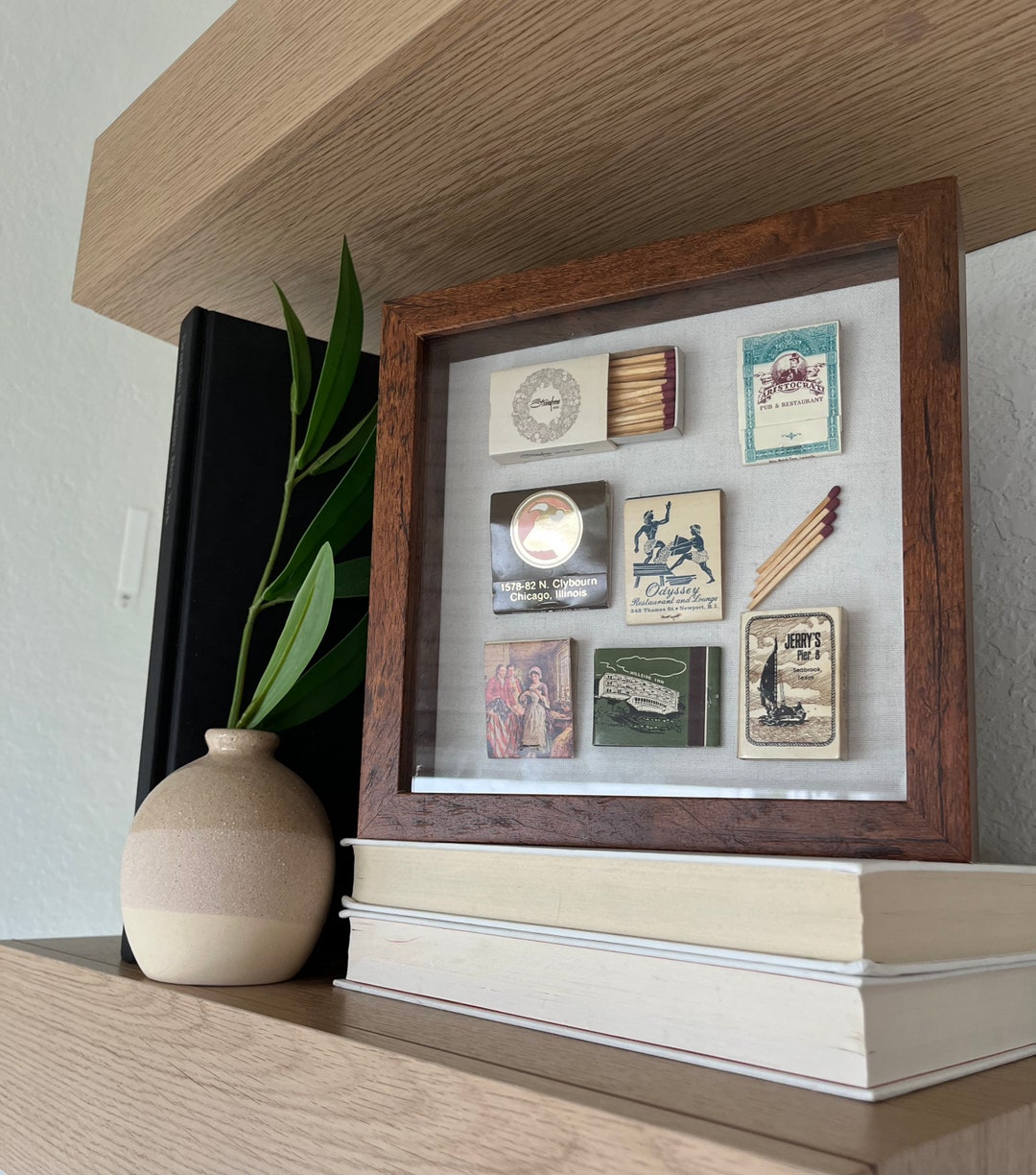 Matchbook Shadowbox (8x8) - Etsy