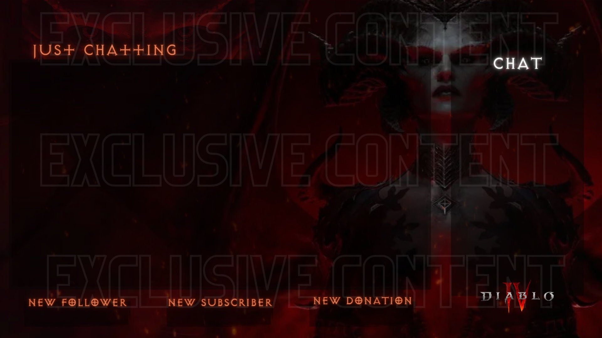 Diablo Stream Scenes Full Overlay Package - Etsy