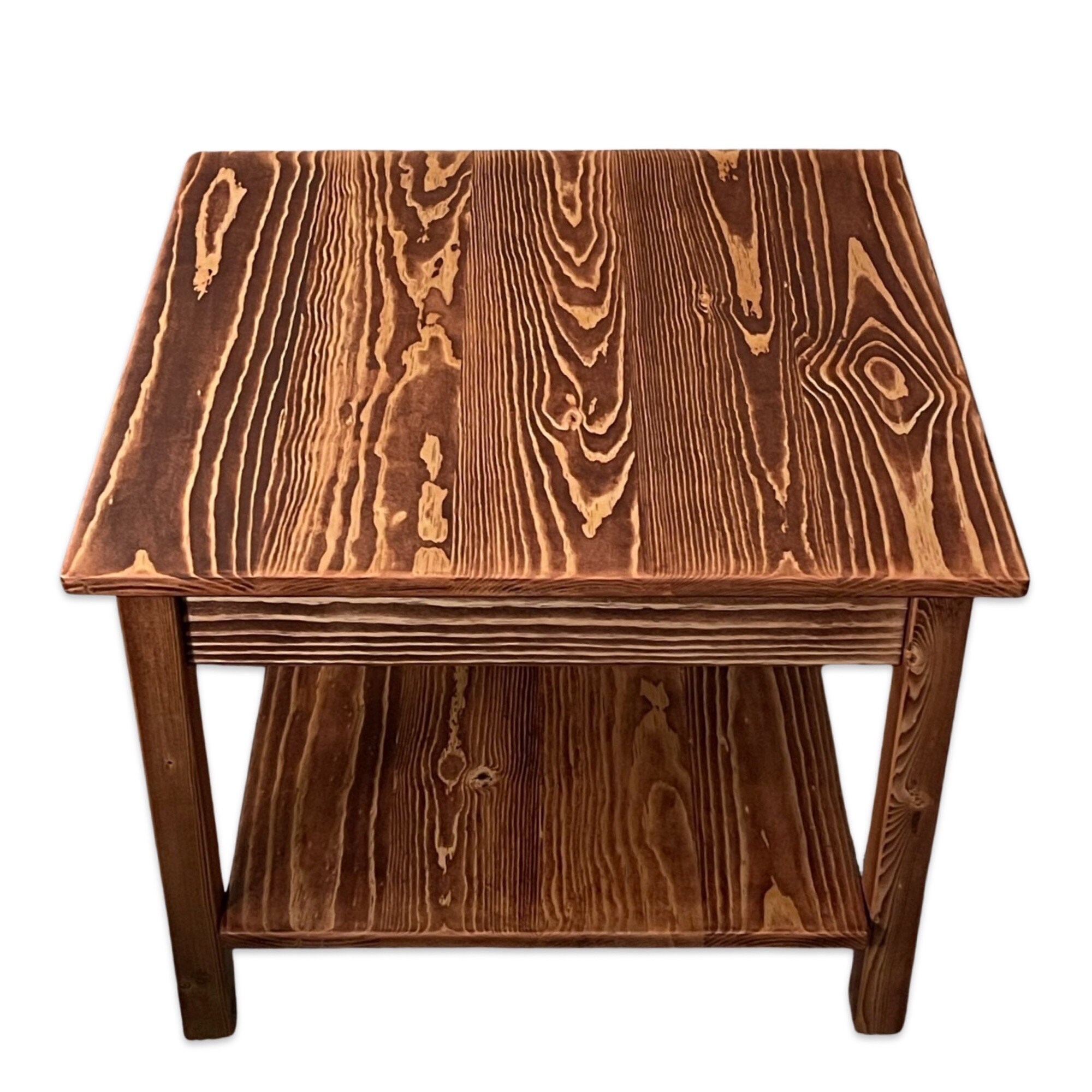 Small Square Coffee Table With Shelf / Little Square Coffee Table Made ...