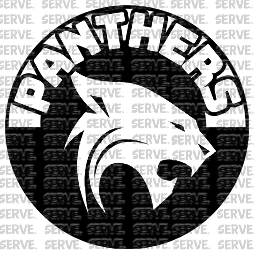 Panthers Basketball Youth Digital Artwork Logo Download - Etsy
