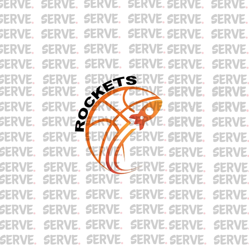 Rockets Basketball Team Logo - Etsy