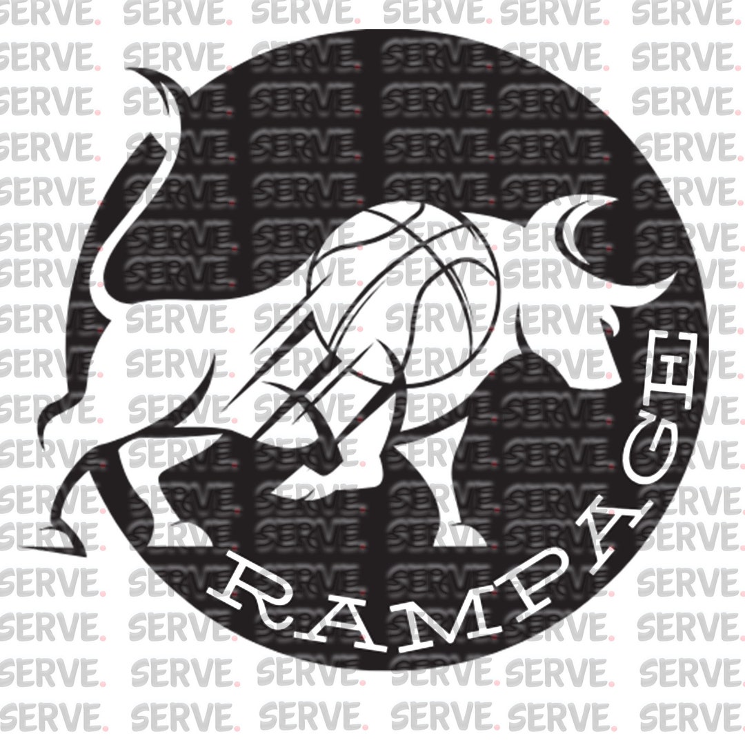 Rampage Basketball Youth Digital Artwork Logo Download - Etsy