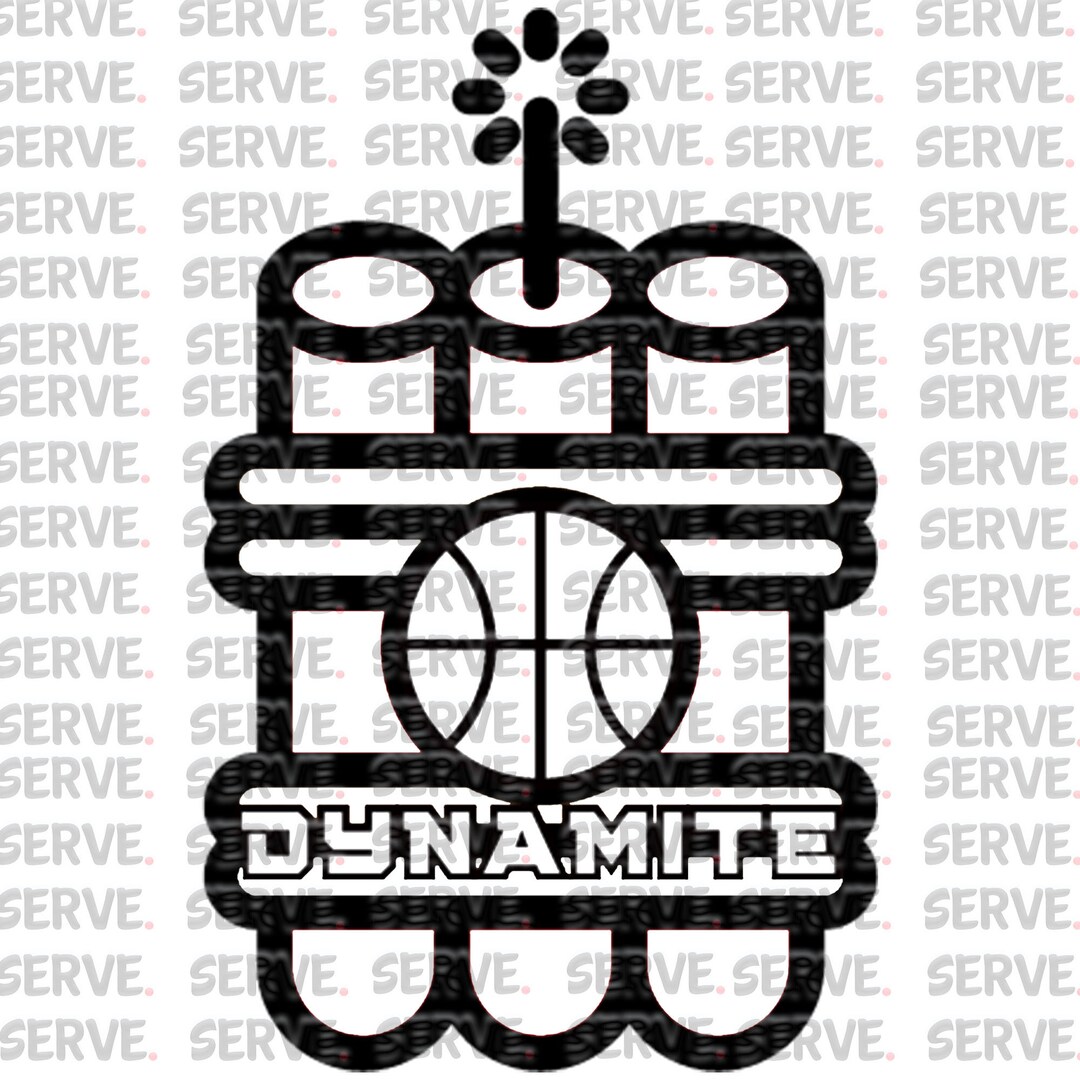 Dynamite Basketball Youth Digital Artwork Logo Download - Etsy