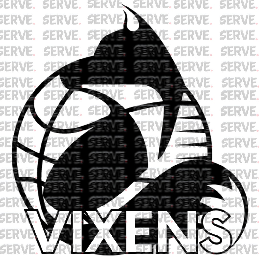 V2 Vixens Basketball Youth Digital Artwork Logo Download - Etsy